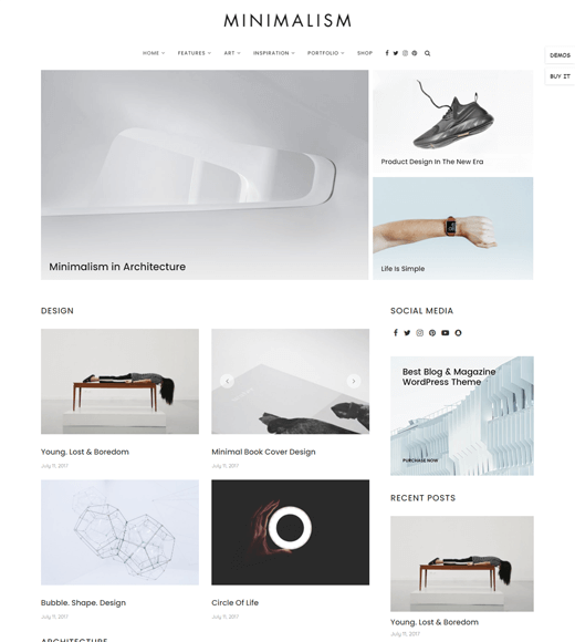 29 Best Minimalist Simple WordPress Themes for 2025