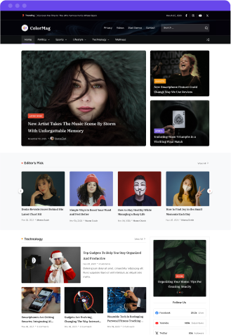 ColorMag – #1 WordPress Theme for Magazines, Newspapers & Blogs